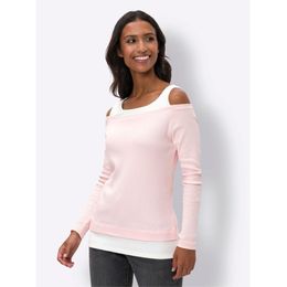 Heine 2-in-1-Shirt in hellros&eacute; | Gr.: 46