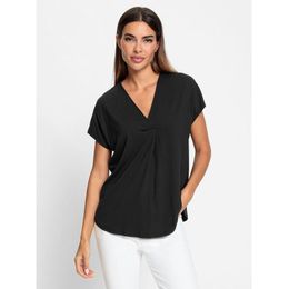Heine Shirtbluse in schwarz | Gr.: 48