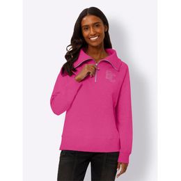 Heine Sweatshirt in fuchsia | Gr.: 38