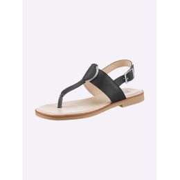Heine Sandale in schwarz | Gr.: 40