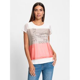 Heine Print-Shirt in ecru-sesam-bedruckt | Gr.: 50