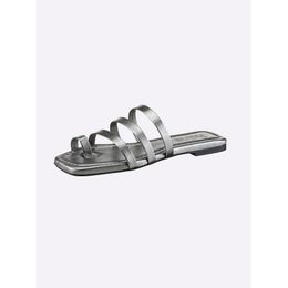 Heine Pantolette in anthrazit-metallic | Gr.: 38