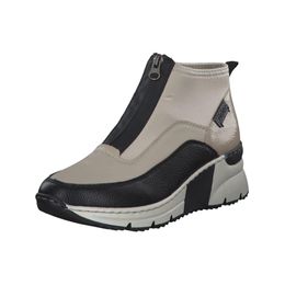 Rieker Stiefeletten in schwarz/crema/cliff/perlcreme | Gr.: 36
