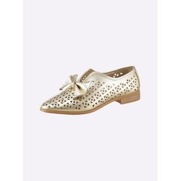 Heine Slipper in goldfarben | Gr.: 39
