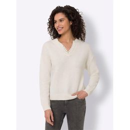 Heine Pullover in ecru | Gr.: 38