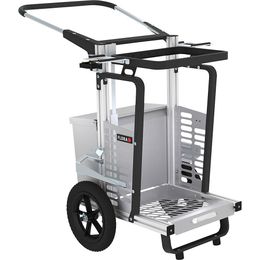 Flora Abfallsammelwagen Picobello Mini, feste Müllsackhalterung, HxBxL 1060 x 710 x 930 mm, 120 l