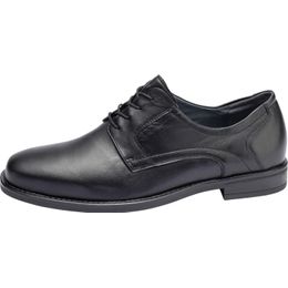 Waldl&auml;ufer Schn&uuml;rschuh WALDL&Auml;UFER "Kuno", Herren, Gr. 6,5 (40), schwarz, Nappaleder, Schuhe Schn&uuml;rschuh, in eleganter Optik, H-Weite, Freizeitschuh, Halbschuh, Schn&uuml;rschuh