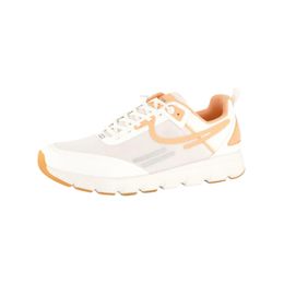 TENHAAG Damen Sneaker "Tenhaag Sneaker Mesh", Gr. 38,5weiß, orange, Textil, Schuhe