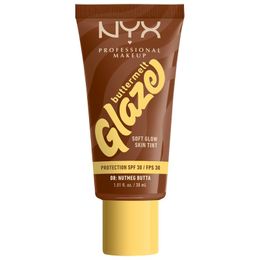 NYX Foundation »Professional Makeup Buttermelt Glaze Foundation LSF 30« Pflegend, spendet Feuchtigkeit, ohne Rückstände und öliges Finish. nude...