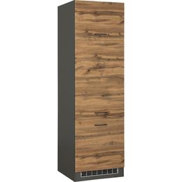 KOCHSTATION K&uuml;hlumbauschrank &raquo;KS-Trier&laquo; Breite 60 cm grau Holzwerkstoff, MDF
