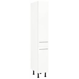 Wiho-K&uuml;chen WIHO K&Uuml;CHEN Apothekerschrank &raquo;Ela&laquo; mit 2 Ausz&uuml;gen, mit Soft-Close-Funktion, 30 cm breit Front und Korpus: Wei&szlig;