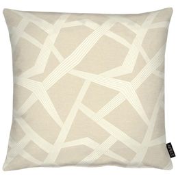Apelt Dekokissen »Domino« beige Obermaterial: 75% Polyester, 25% Viskose. Füllung: 100% Polyester B/L: 45 cm x 45 cm