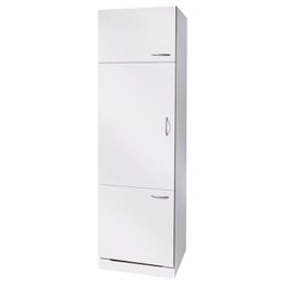 Wiho-K&uuml;chen WIHO K&Uuml;CHEN K&uuml;hlumbauschrank &raquo;Kiel&laquo; 60 cm breit Front und Korpus: Wei&szlig;