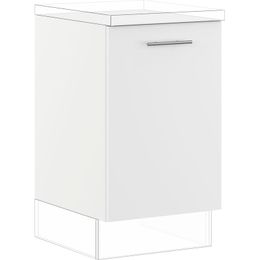 IMPULS K&Uuml;CHEN Sp&uuml;lenunterschrank &raquo;"Prag und Valencia", Breite/H&ouml;he: 50/72, 3 cm, mit Soft-Close&laquo; vormontiert, mit Auszug, mit Abfallsammler Wei&szlig;