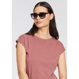 Laura Scott Sonnenbrille für Damen mit grauen Verlaufsgläsern schwarz