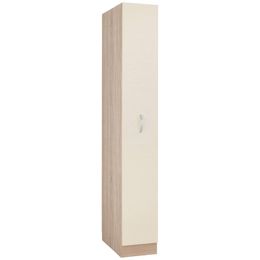Wiho-K&uuml;chen WIHO K&Uuml;CHEN Apothekerschrank &raquo;Flexi&laquo; Front: Magnolia, Korpus: Sonoma Eiche