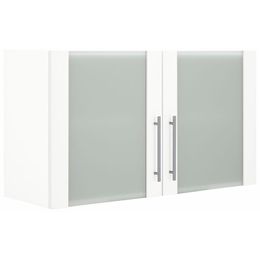 Wiho-K&uuml;chen WIHO K&Uuml;CHEN Glash&auml;ngeschrank &raquo;Ela&laquo; Breite 100 cm Front und Korpus: Wei&szlig;