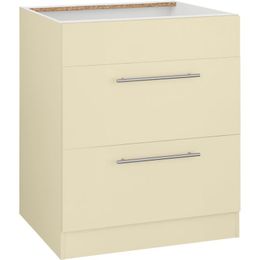 Wiho-K&uuml;chen wiho K&uuml;chen Kochfeldumbauschrank &raquo;Unna&laquo; 60 cm breit, ohne Arbeitsplatte beige