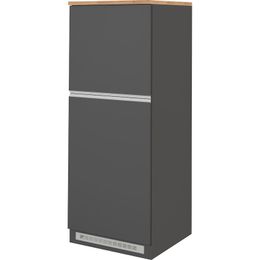 KOCHSTATION K&uuml;hlumbauschrank &raquo;KS-Sole&laquo; Breite 60 cm, Nischenma&szlig; 56,8/53/90 cm schwarz Holzwerkstoff