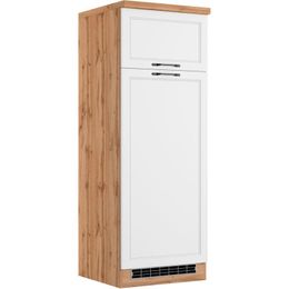 KOCHSTATION K&uuml;hlumbauschrank &raquo;KS-Lana&laquo; Breite 60 cm wei&szlig; Holzwerkstoff, MDF