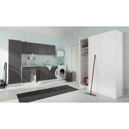 KOCHSTATION Mehrzweckschrank &raquo;KS-Elster&laquo; Breite 50 cm wei&szlig; Holzwerkstoff