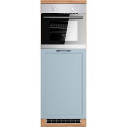KOCHSTATION Backofenumbauschrank &raquo;KS-Lana&laquo; Breite 60 cm blau Holzwerkstoff, MDF