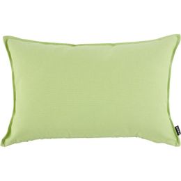 HOCK H.O.C.K. Dekokissen &raquo;Caribe Outdoor&laquo; wasserabweisend, Kissenh&uuml;lle mit F&uuml;llung, 1 St&uuml;ck gr&uuml;n + unifarben Obermaterial: 100% Polyacryl. F&uuml;llung: 100%...