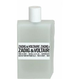 Zadig & Voltaire ZADIG & VOLTAIRE Eau de Parfum »This is Her!« mit blumig-orientalischer Note weiß Damenduft von Zadig & Voltaire