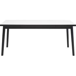 HAMMEL FURNITURE Esstisch »Basic Single, innenliegende Einlegeplatten, schnell ausziehbar« 180(280)x80 cm, Melamin / Massivholz, stabiler dänische...