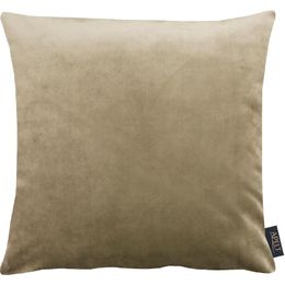 Apelt Dekokissen »Arte« Kissenhülle mit Füllung, 1 Stück taupe + unifarben Bezug: 100% Polyester B/L: 45 cm x 45 cm