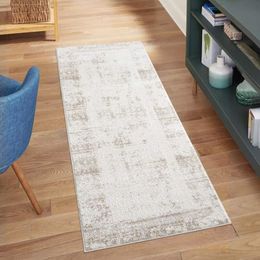 Carpet City Teppich &raquo;ANTIK232&laquo; rechteckig 10 mm H&ouml;he Kurzflor, 3D-Optik, Klassisch-Modern f&uuml;r Wohnzimmer, Schlafzimmer Creme Obermaterial: 100%...