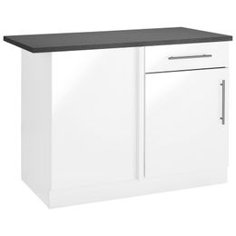 Wiho-K&uuml;chen wiho K&uuml;chen Eckunterschrank &raquo;Cali&laquo; 110 cm breit wei&szlig;