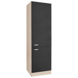 Optifit Hochschrank &raquo;Faro&laquo;, mit Metallgriffen, Breite 60 cm grau