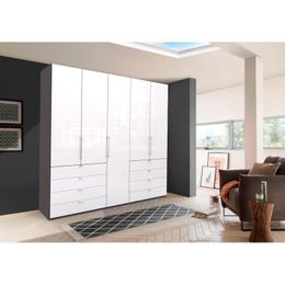 Wiemann Falttürenschrank »Loft, Kleiderschrank, Schrank, Wäscheschrank, mit Glasfront« 3 Breiten, 2 Höhen 216/236 cm auswählbar, MADE IN GERMANY,...