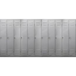 ARCHITECTS PAPER Fototapete &raquo;Wardrobe&laquo; Vlies, Wand, Schr&auml;ge grau B/L: 5 m m x 2,5 m m