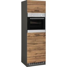 KOCHSTATION Backofenumbauschrank &raquo;KS-Trier&laquo; Breite 60 cm grau Holzwerkstoff, MDF
