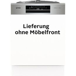 Gorenje teilintegrierbarer Geschirrspüler »GI642D60X« 14 Maßgedecke silberfarben Hygiene-Programm