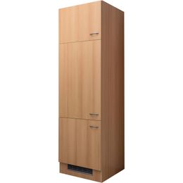 Flex-Well K&uuml;hlumbauschrank &raquo;Nano&laquo; (B x H x T) 60 x 200 x 57 cm braun Holzwerkstoff