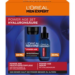 L'Oréal L'ORÉAL PARIS MEN EXPERT Pflege-Set »Power Age-Set: Serum & Pflege« mit Hyaluron transparent Hautpflege von L'Oréal Paris Men Expert