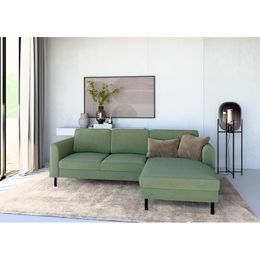 Home Affaire Ecksofa »Booster Couch wahlweise mit Schlaffunktion und Bettkasten-auch in Cord« Recamiere beidseitig montierbar, Sofa in L-Form, 232...