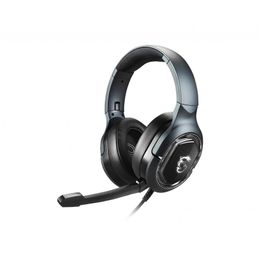 MSI Kopfhörer »Headset« Schwarz Inline Kontroller für Laustärke, stummschaltbares Mikrofon und 7.1 Klang
