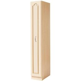 Wiho-K&uuml;chen WIHO K&Uuml;CHEN Apothekerschrank &raquo;Linz&laquo; 30 cm breit, mit 4 Ablagen Front: Magnolia, Korpus: Sonoma Eiche