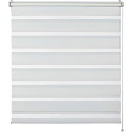 Sch&ouml;ner Wohnen Kollektion SCH&Ouml;NER WOHNEN-KOLLEKTION Doppelrollo &raquo;Tilda&laquo; transparent Sichtschutz mit Bohren/ohne Bohren freih&auml;ngend geklemmt, silberne oder wei&szlig;e...