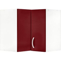Wiho-K&uuml;chen WIHO K&Uuml;CHEN H&auml;ngeschrank &raquo;Flexi&laquo; Front: Rot Glanz, Korpus: Wei&szlig;