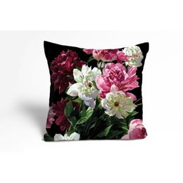 queence Dekokissen &raquo;Bl&uuml;tenzweige&laquo; Kissenh&uuml;lle ohne F&uuml;llung, 1 St&uuml;ck bunt Polyester