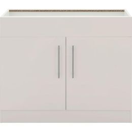 Wiho-K&uuml;chen wiho K&uuml;chen Sp&uuml;lenschrank &raquo;Cali&laquo; 100 cm breit, ohne Arbeitsplatte beige