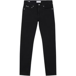 Calvin Klein Jeans Slim-fit-Jeans »SLIM TAPER« mit Markenlabel Black Denim 40 - Länge 32 Länge 32 40 Slim Tapered Jeans für eine schmale Silhouette...