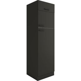 Optifit K&uuml;hlumbauschrank &raquo;Palma&laquo; Breite 60 cm, Nischenma&szlig;e B/T/H 56,7/55,5/144,6 cm grau Spanplatte