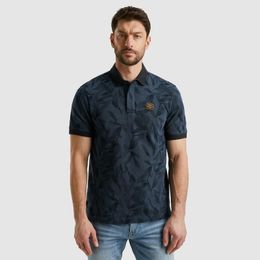 PME-Legend PME LEGEND Poloshirt »Short sleeve polo two tone pique printed« mit All-Over Print Salute L L Polo kurzarm von PME Legend