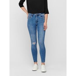 Only High-waist-Jeans »ONLMILA« medium-blue-denim 31 - Länge 32 Länge 32 31 Skinny Fit Passform schmiegt sich perfekt an und betont die Beine